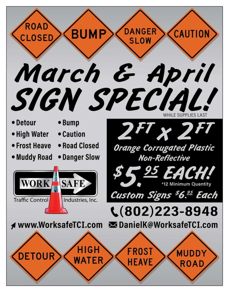 Current Specials - Worksafe Traffic Control