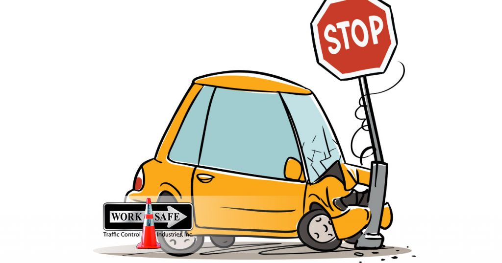 Here’s What to Do if You Damage a Road Sign - Worksafe Traffic Control